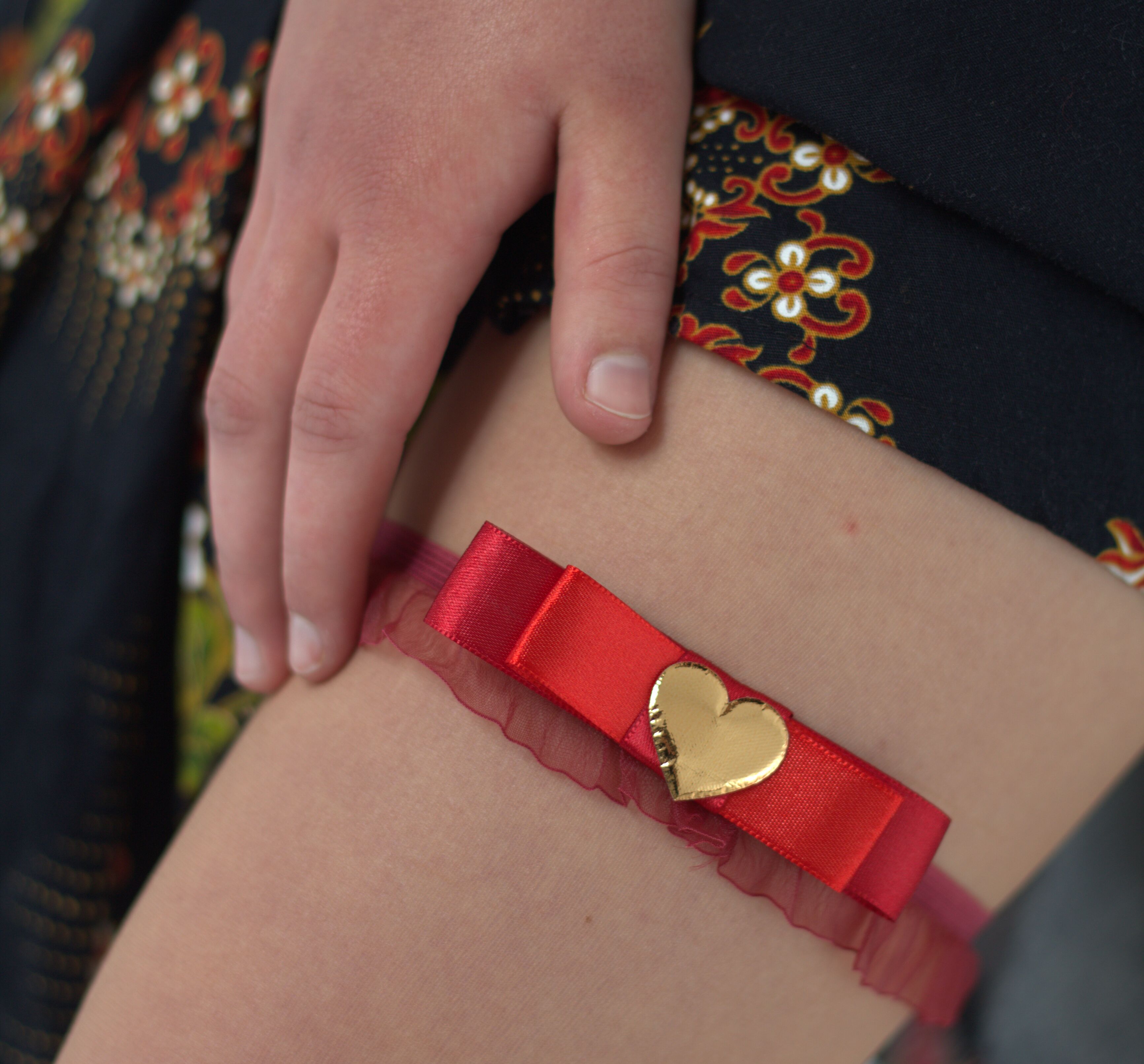 Podvazky valentýnské :: Svatební podvazek